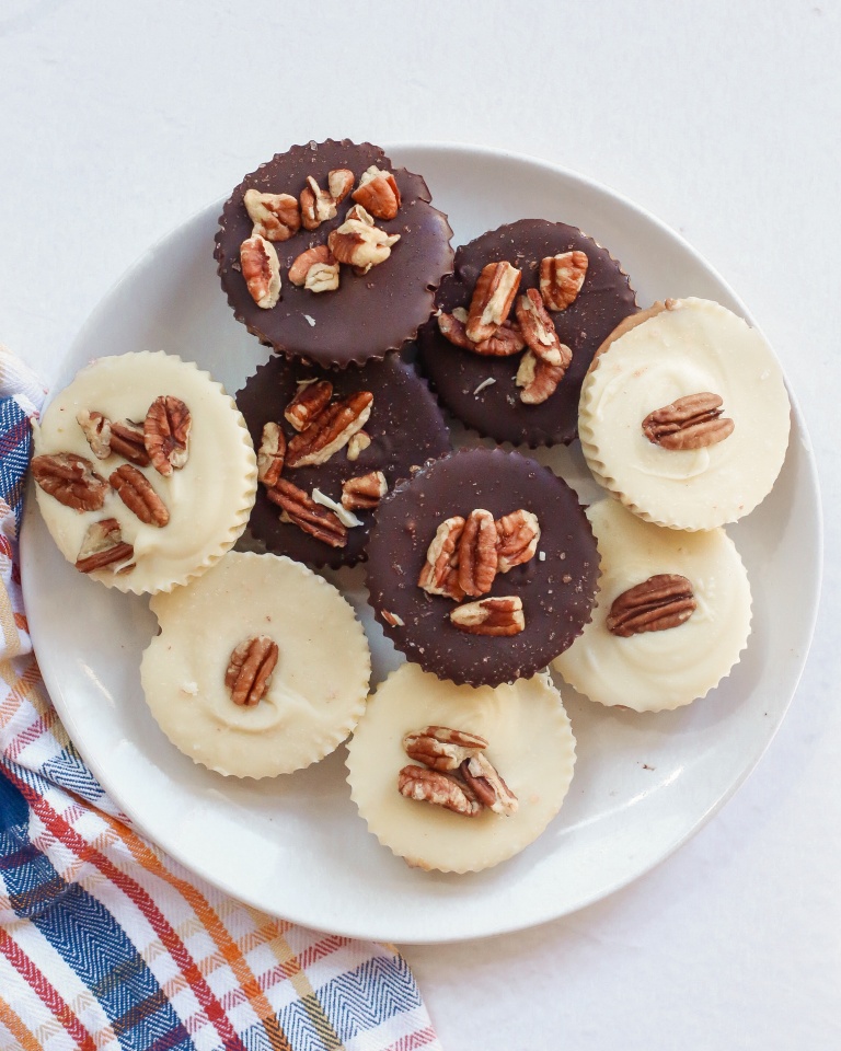 Salted Pecan Butter Cups | Becks Lives Healthy